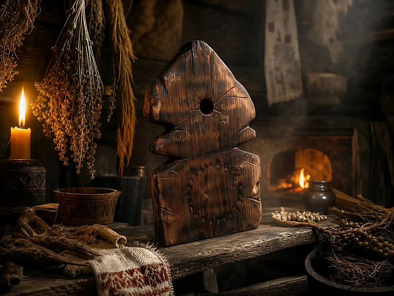 Интерьерная скульптура, "Поморский артефакт"