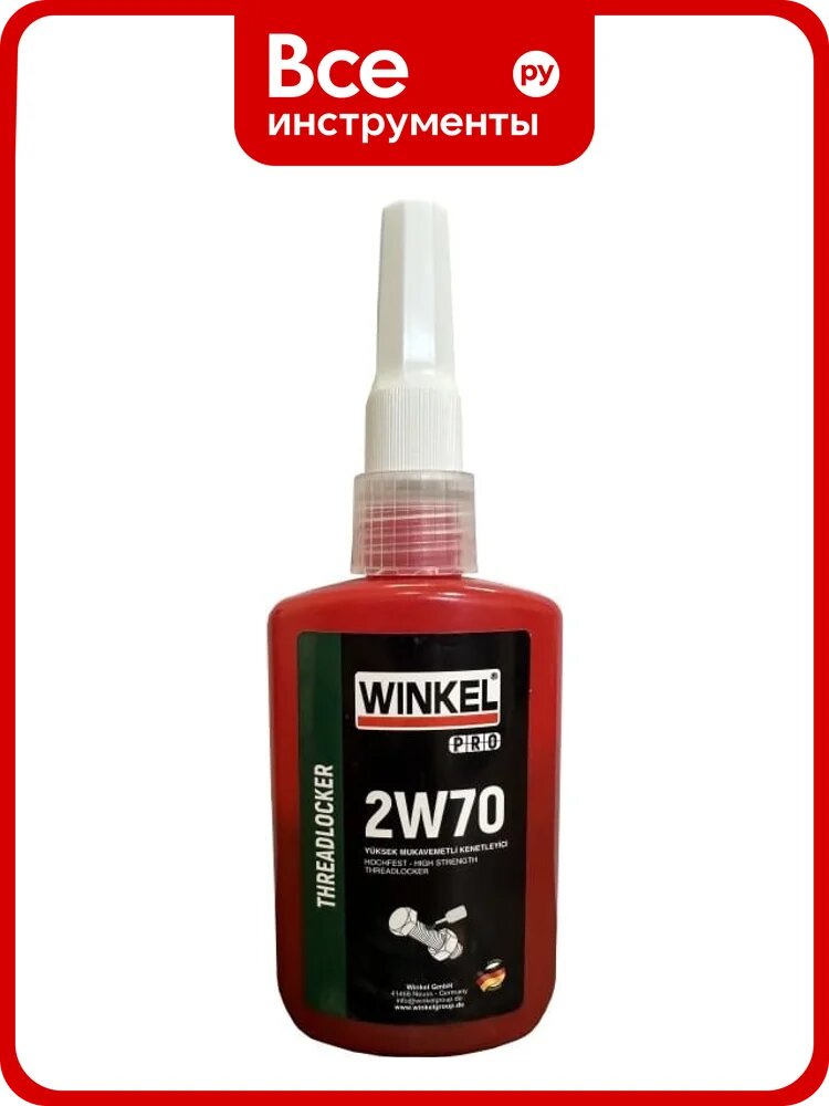Фиксатор резьбы высокой прочности WINKEL pro 2w70 50 мл 20320