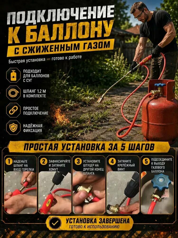 Выжигатель сорняков — фото 1
