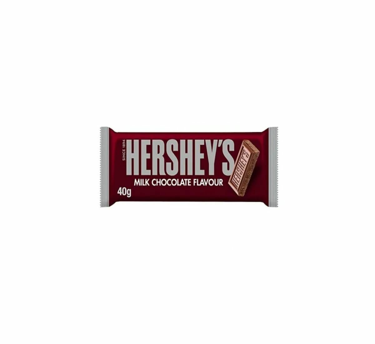 Hershey's, Молочный шоколад, 40 г, Milk Chocolate