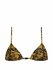 Купальник Tropic of C Equator tiger-print bikini top, размер 40, светло-желтый