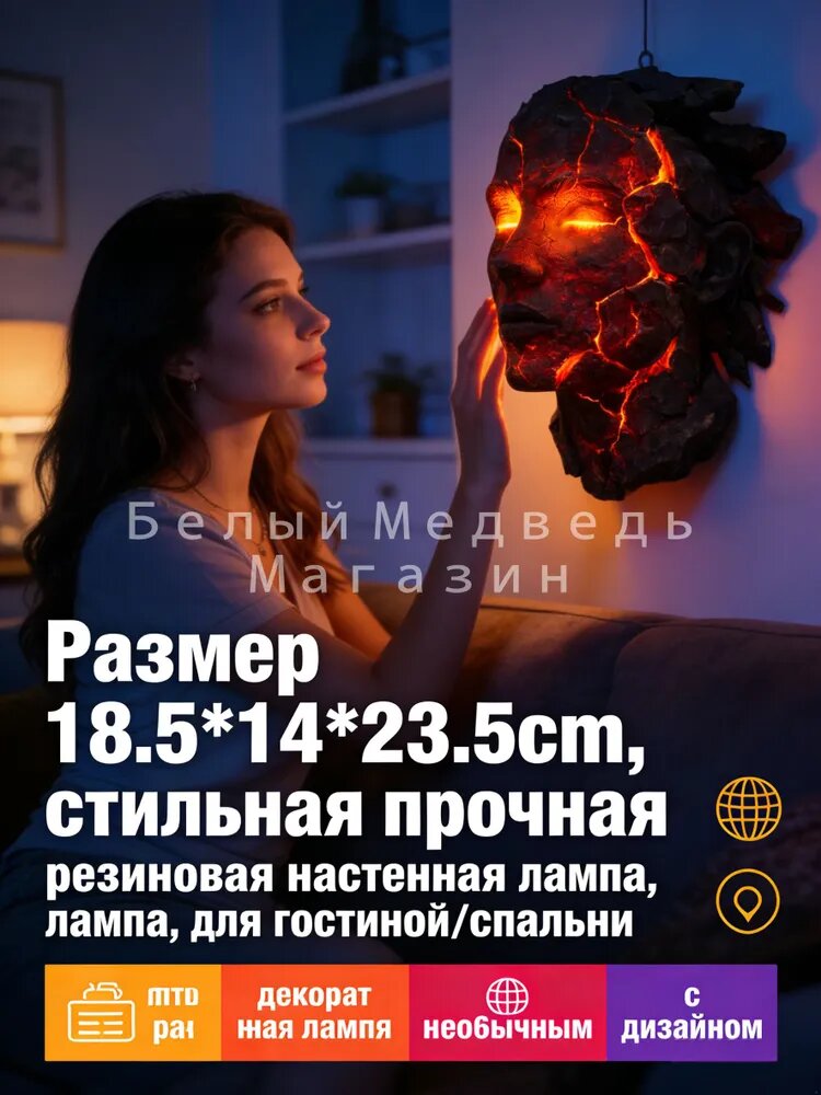 Настенный светильник, Без цоколя