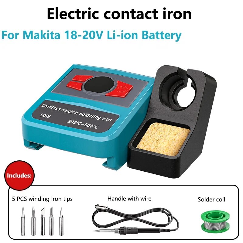 Беспроводной паяльник Makita/Milwaukee/Bosch 18В 90Вт For Makita