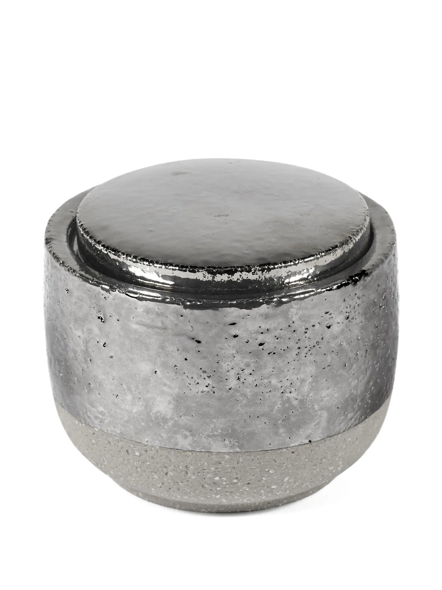 Свеча Smoked Jasmine с эффектом металлик, OneSize , Silver