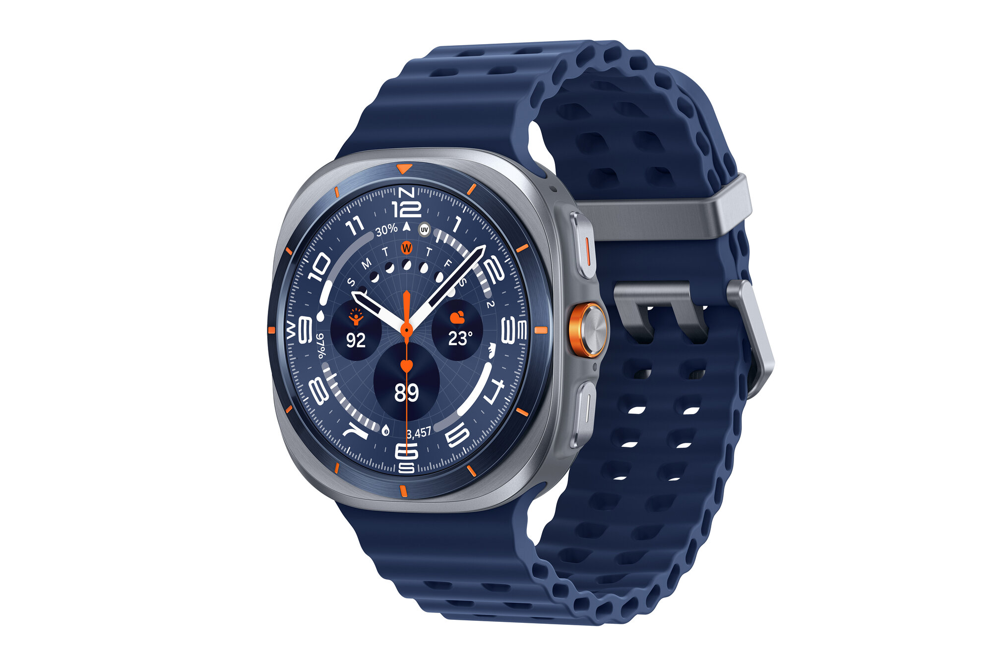 Умные часы Samsung Galaxy Watch Ultra 47 мм Wi-Fi + LTE, Blue (синий титан) 2025