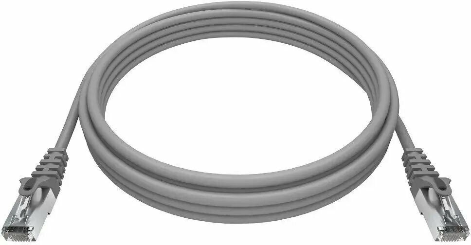 Патч-корд NTSS NTSS-PC-FTP-RJ45-5e-5.0-LSZH-GY FTP RJ-45 вил.-вилка RJ-45 кат.5E 5м серый LSZH (уп: