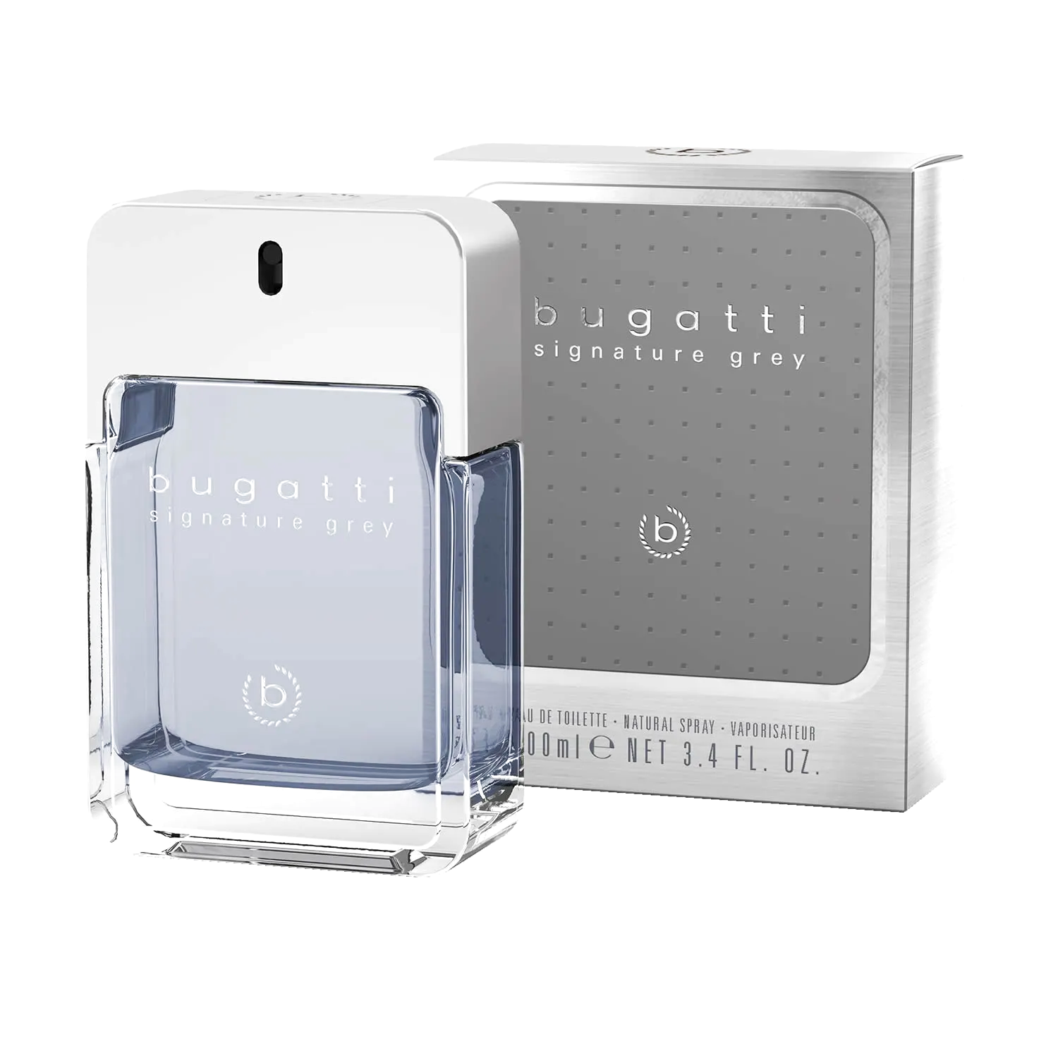 Eau de toilette Bugatti Signature Grey для мужчин 100 мл / Сигнатюр Грей