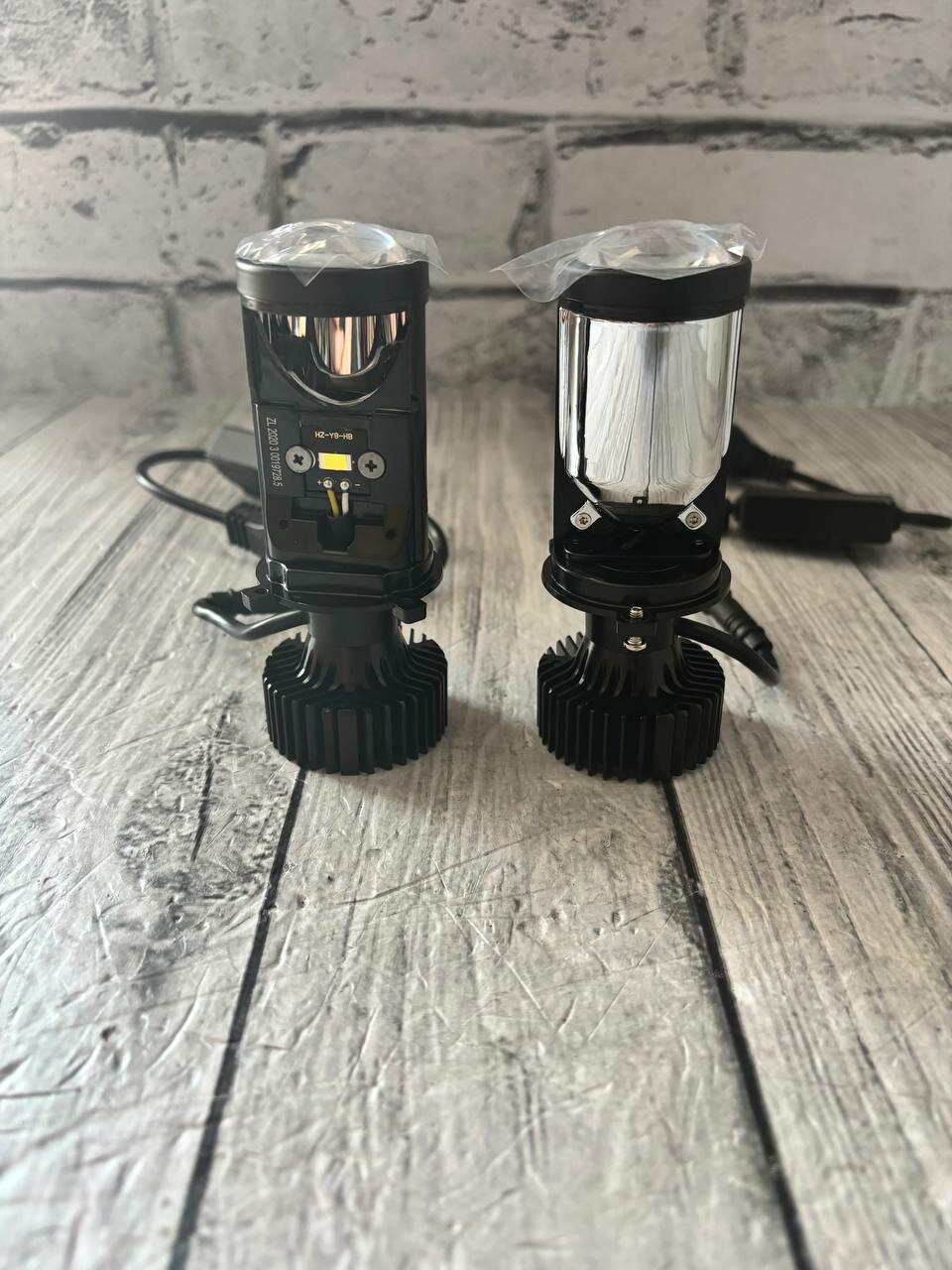 Мини линзы LED Headlight Y6 H4, 60w, 6000k , 10000Lm