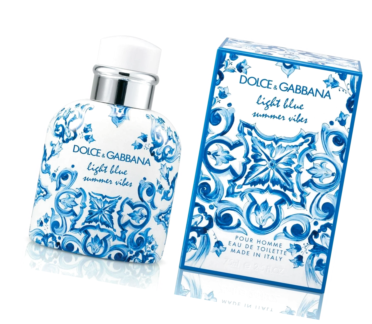 Dolce & Gabbana Light Blue Summer Vibes Pour Homme - мужская туалетная вода 75 мл