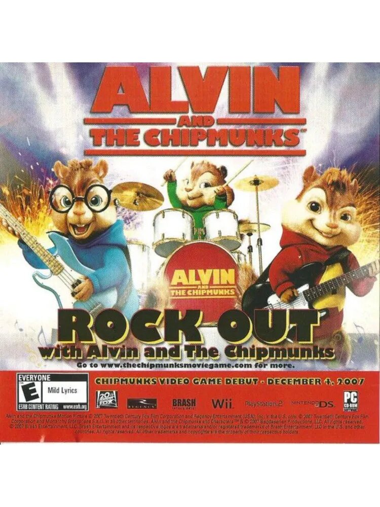 Музыкальный диск Alvin And The Chipmunks - Alvin And The Chipmunks: Original Motion Picture Soundtrack CD — фото 1