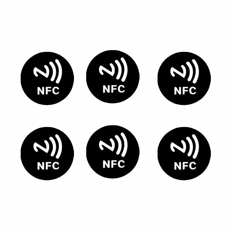 NFC-метки 5YOA 6 шт. 6Black-213