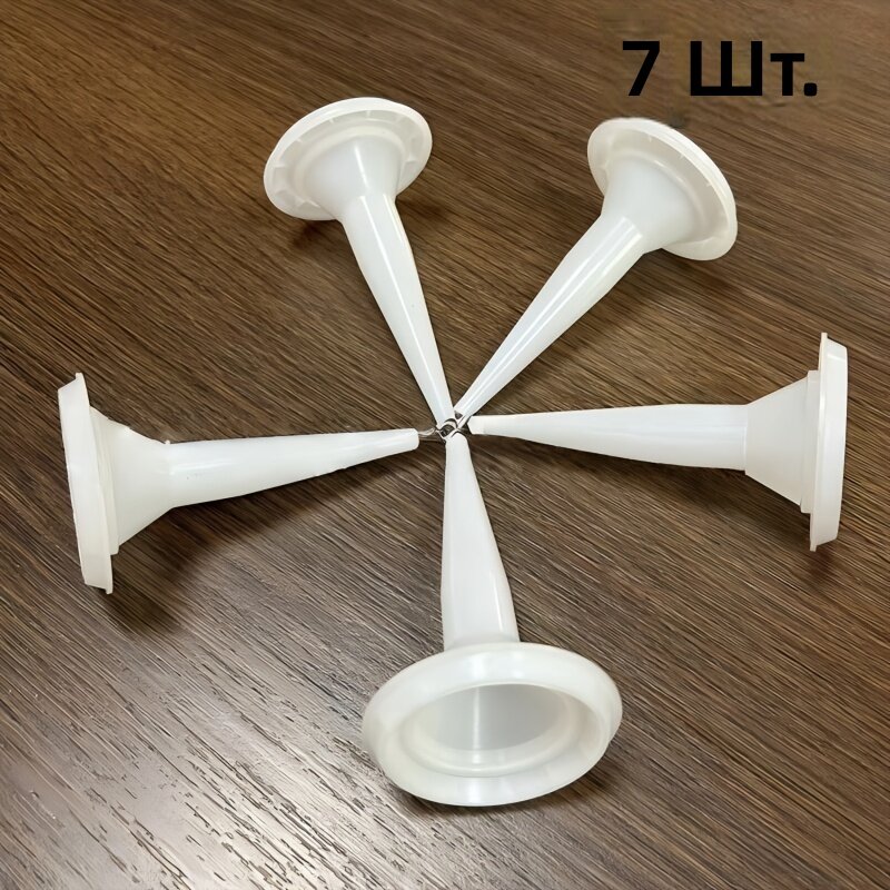 7 гибких резиновых насадок для уборки, прочные и термостойкие
