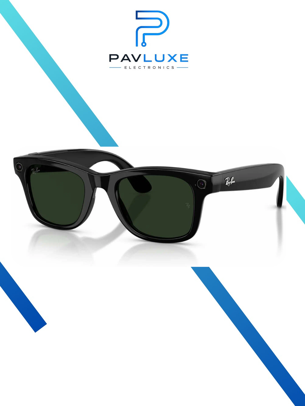 Ray-Ban Wayfarer RW4008, Matte Black/Transitions Graph Green, размер S53 (L)