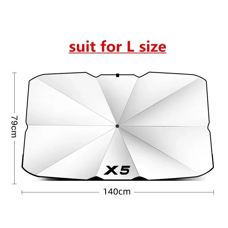 Автомобильный зонт для BMW X1 X2 X3 X4 X5 X6 X7 G01 F10 F15 F49 F30 F85 G05 G08 F25 E84 E83 E71 X5