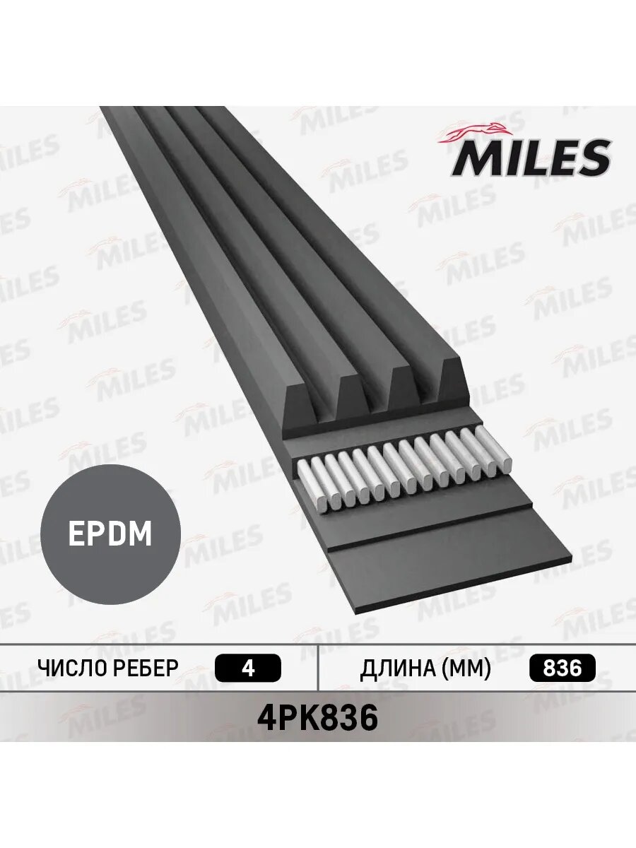 Ремень поликлиновый 4PK836
