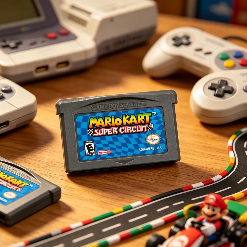 Игровой картридж Mario Kart Super Circuit(Game Boy Advance)для Nintendo GBA, GBA SP, NDS,