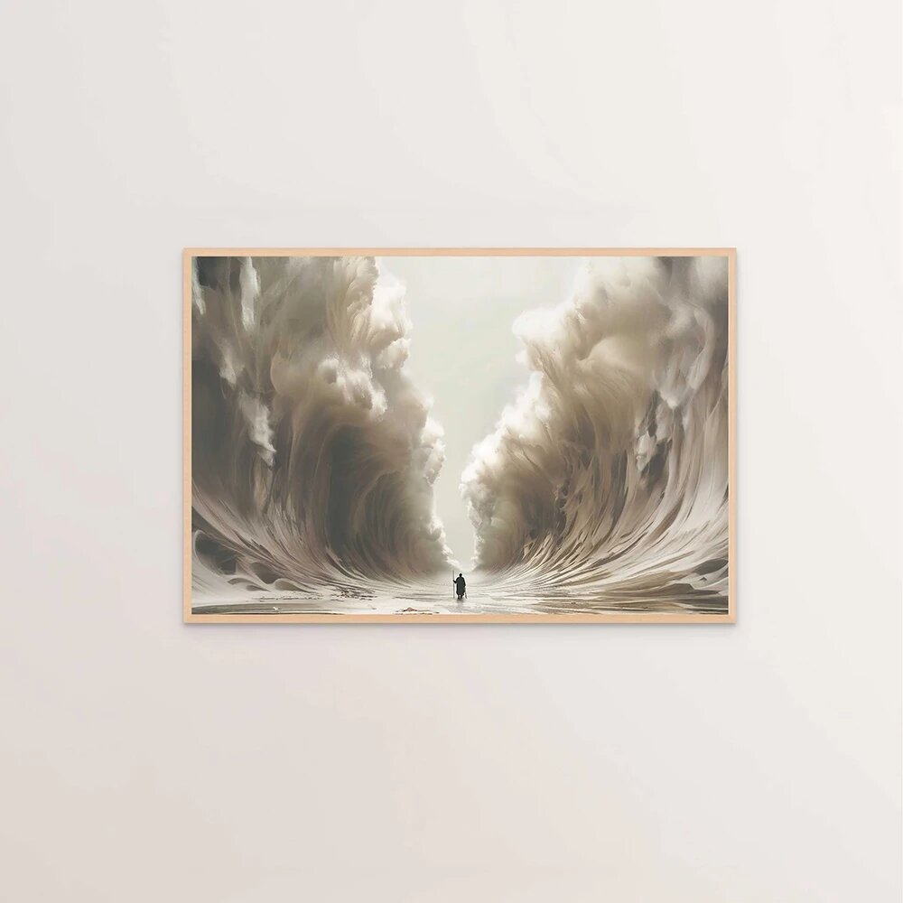Печать на холсте Иисус Христос HALFLEMART Белый, CJ55105, 20x30cm Unframe