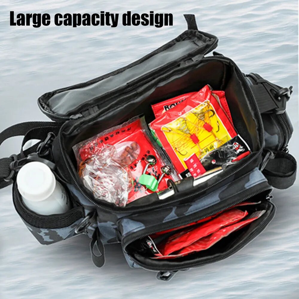 Рюкзак рыболовный Fishing gear luya bag, Черный, Нейлон, 12x20 см — фото 1