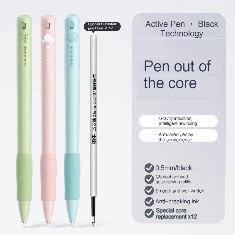 Гелевая ручка CS 0,5 мм 3pcs set B