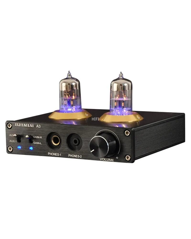 Ламповый Предусилитель HIFI/MAX9722/2 Комплекта Аудиовходов/Полностью Алюминиевый Корпус