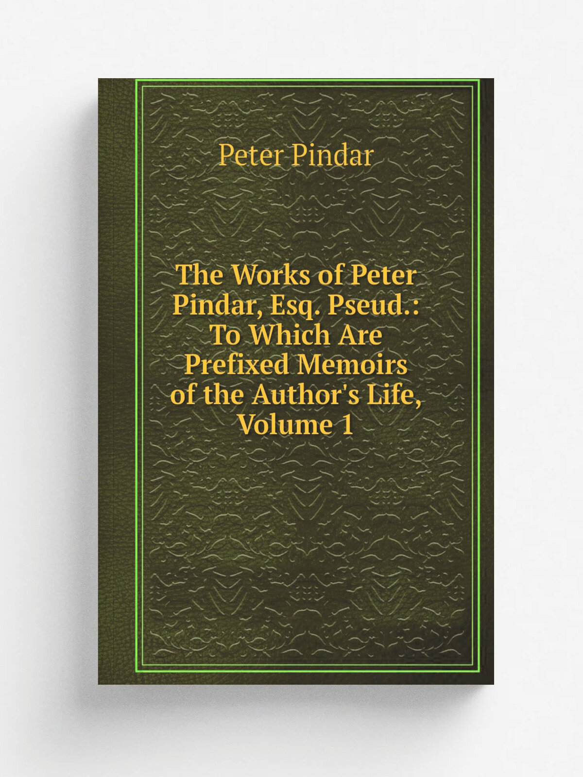 The Works of Peter Pindar, Esq. Pseud: To Which Are Prefixed Memoirs of the Author's Life, Volume 1