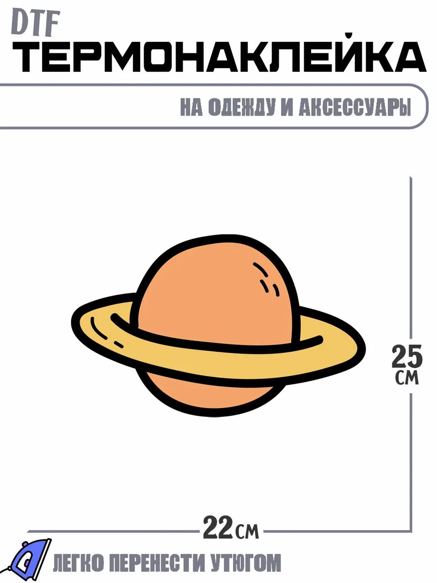 Термонаклейка планета