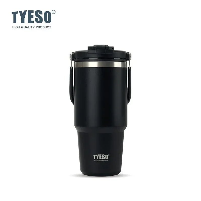 Термос TYESO из нержавеющей стали 600ml, Черный, black