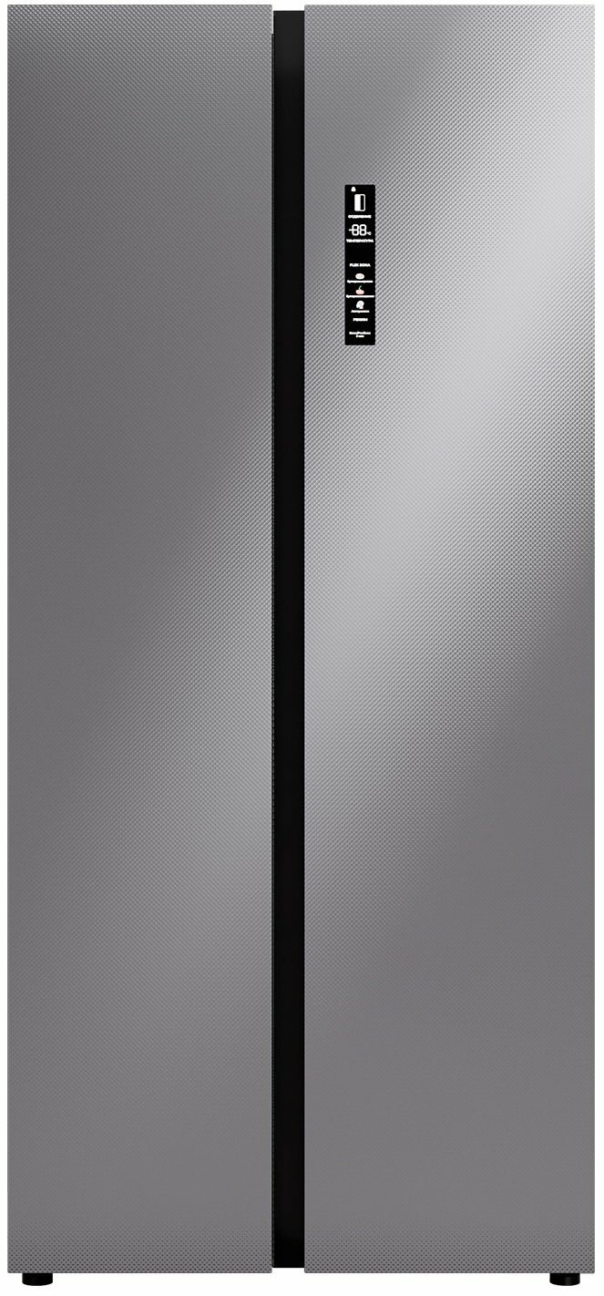 Холодильник Side-by-Side LEX LSB525 steel point