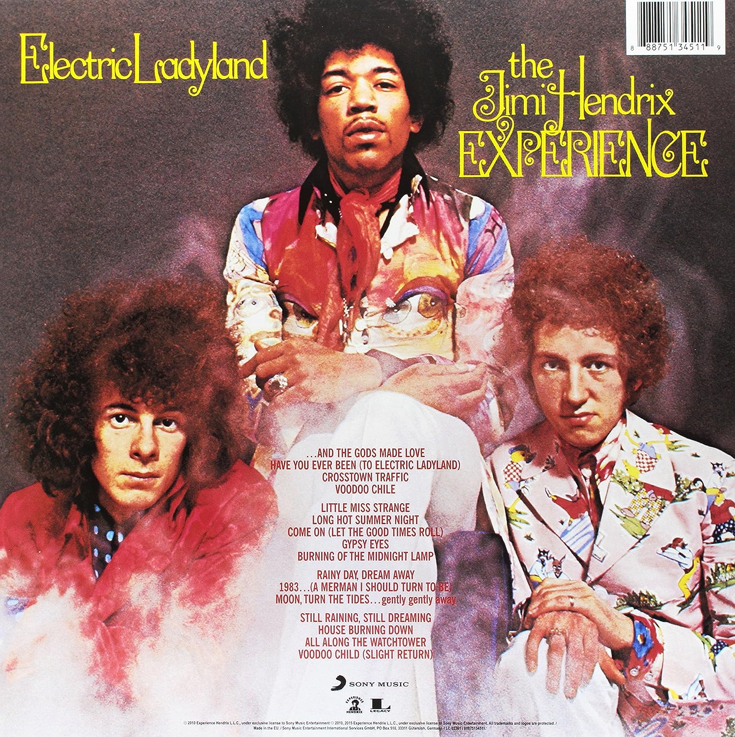 Виниловая пластинка Jimi Hendrix. The Electric Ladyland (2 LP)
