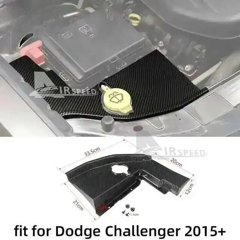 Подходит для Dodge Challenger 2015-2026. Накладка декоративного оформления салона автомобиля из углеродного волокна.