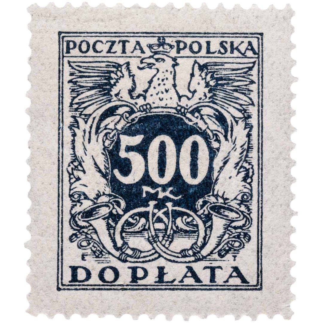 Польша марка 500 МК 1923
