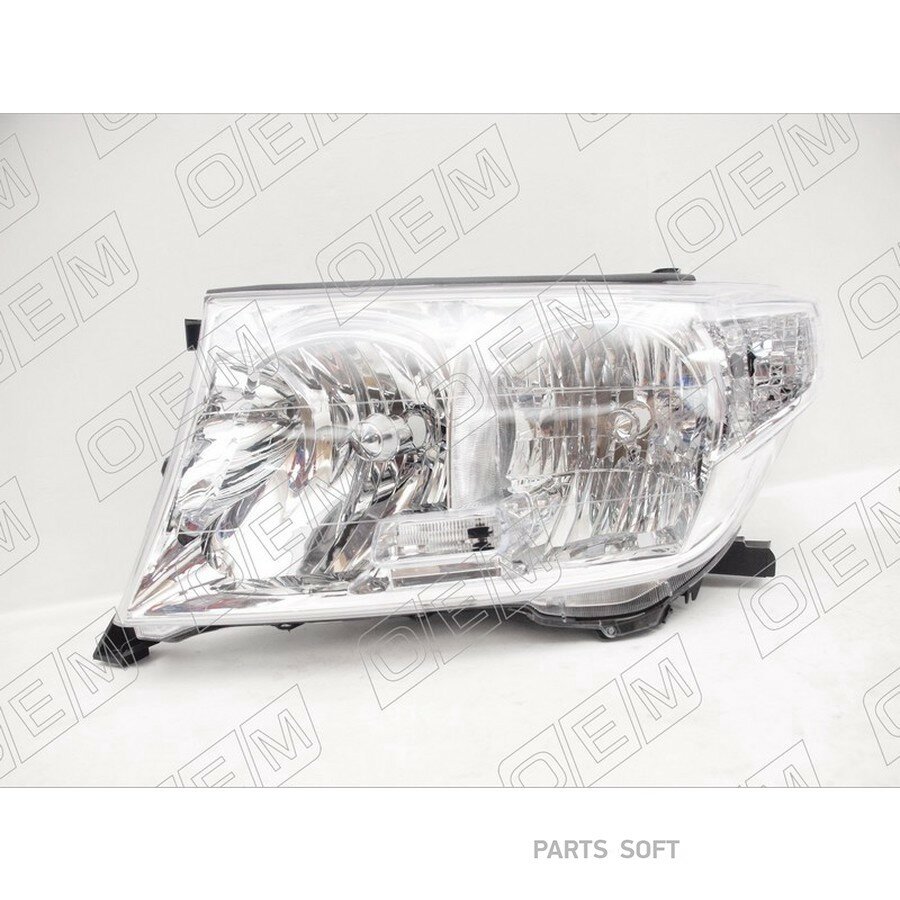 Фара левая Toyota Land Cruiser 200 2007-2012, ксен от официального дистрибьютора, OEM, артикул OEM0441FL