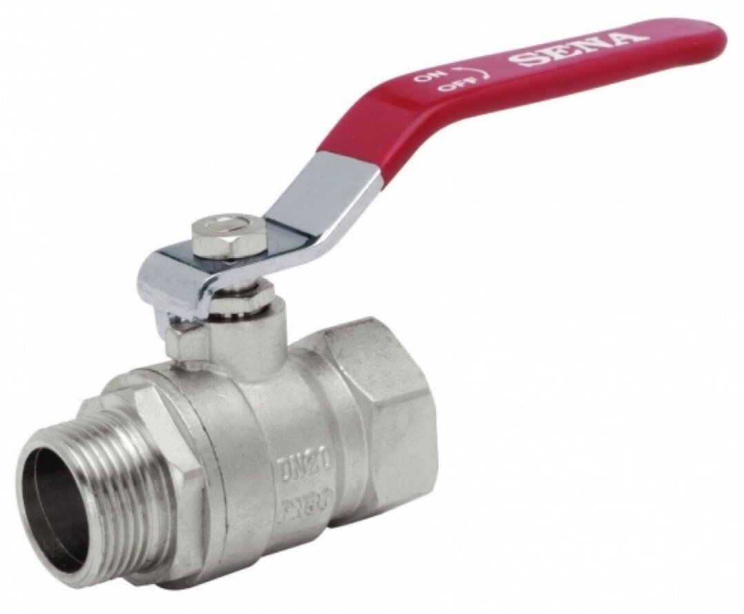 Кран шаровой Arco SENA 1/2 г/ш пп ручка RH016 (150603)