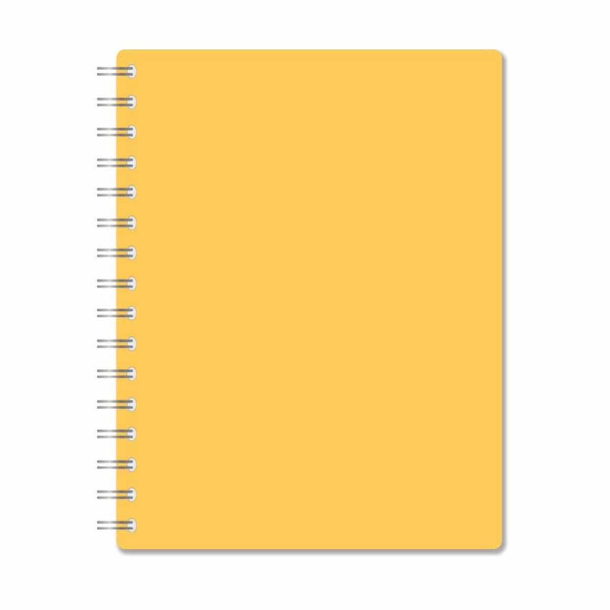 Бизнес-тетрадь А5 Attache Bright colours, 96 листов, клетка, желтая (207x260мм)
