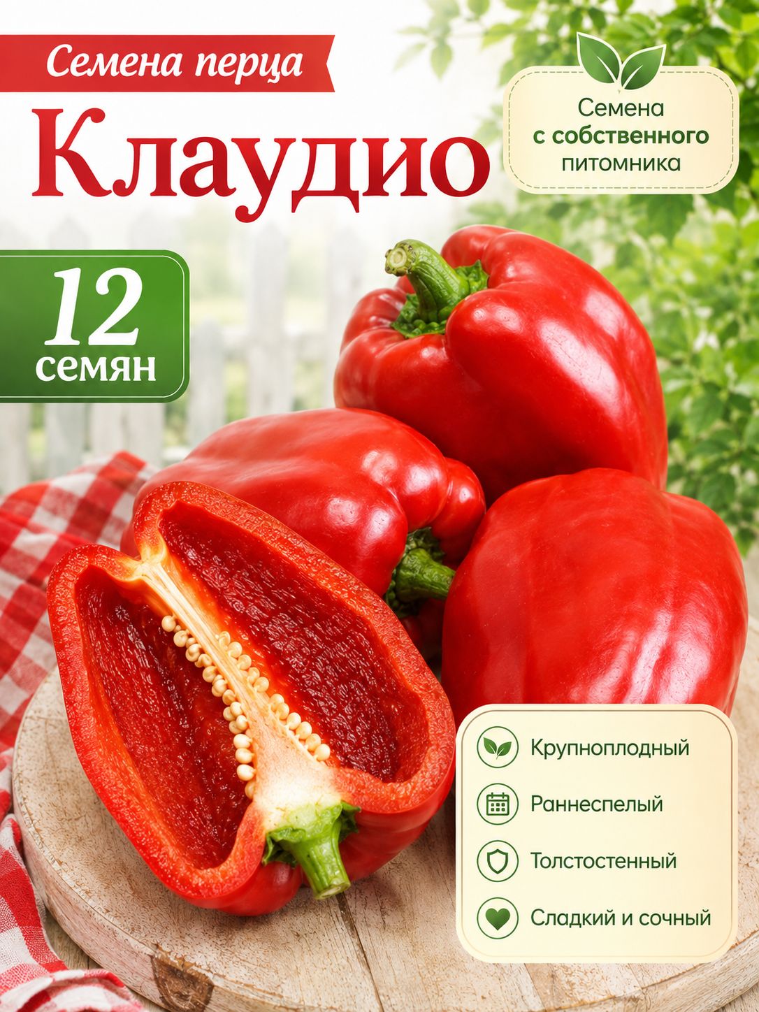Семена перца Клаудио