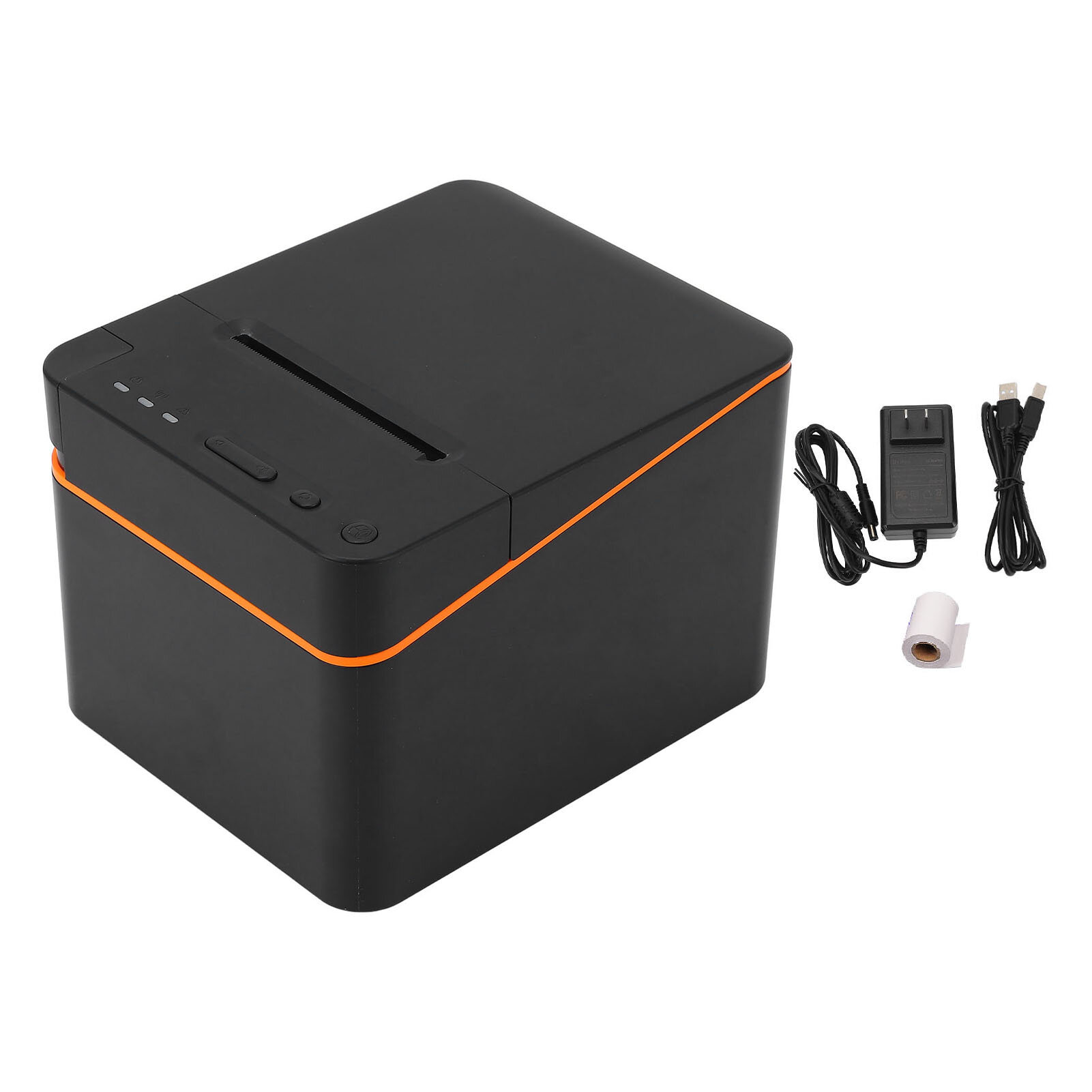 Термопринтер чеков с Bluetooth, шириной печати этикеток 80 мм (3 1/8 дюйма), скоростью 250 мм/с, с автоматической резкой, для малого бизнеса, вилка 80HB9 (США).