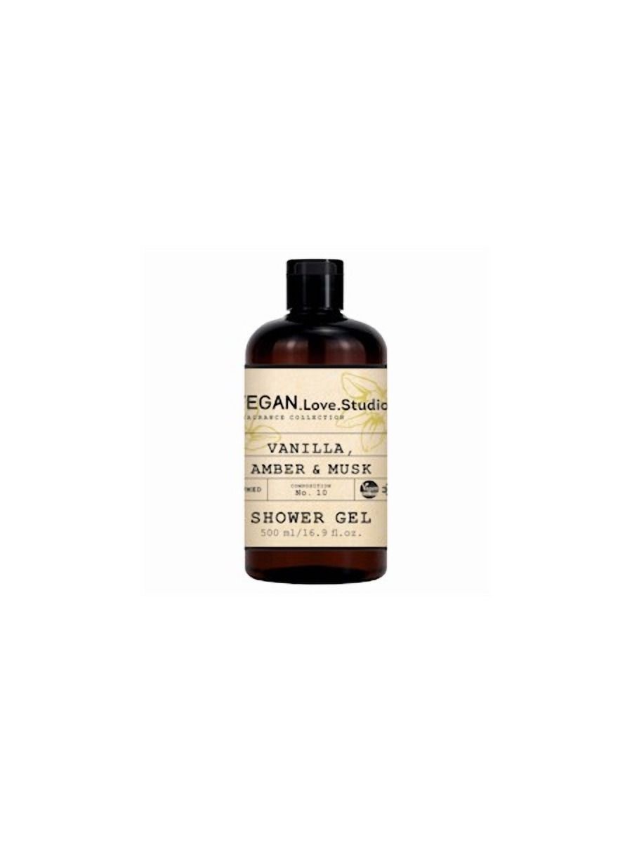 Гель для душа Vegan. Love. Studio vanilla-Amber-Musk, 500 мл
