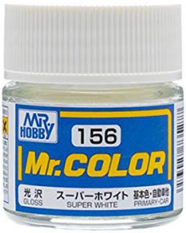 C156 краска художественная т. м. MR.HOBBY 10мл SUPER WHITE IV