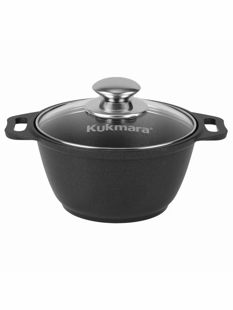 Кастрюля с крышкой Kukmara Традиция антипригарная, 1 л