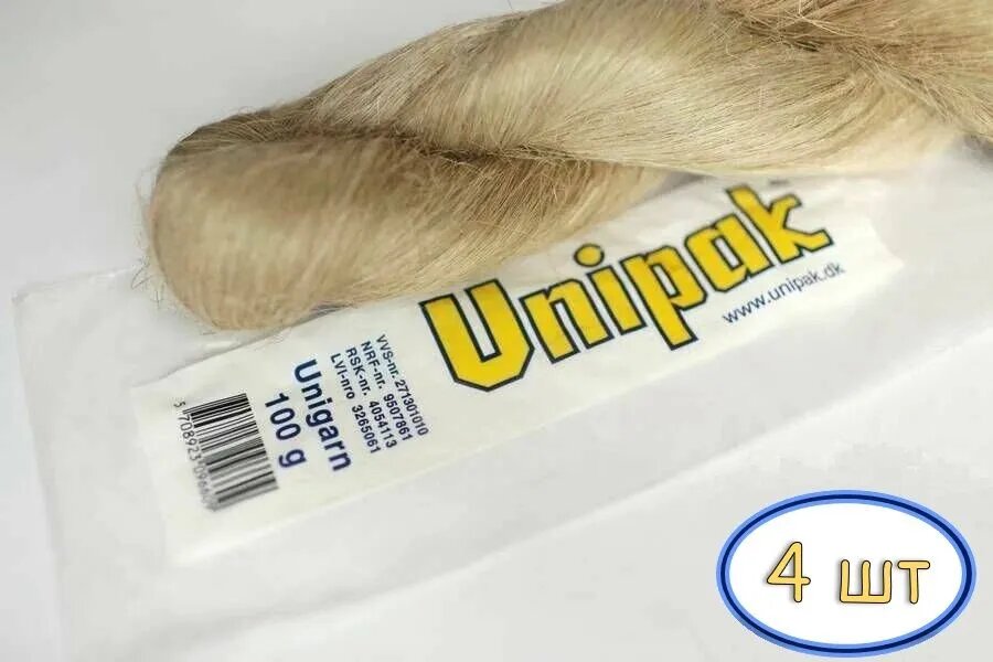 Лен сантехнический Unipak UNIGARN 100г (1500210) 4 штуки