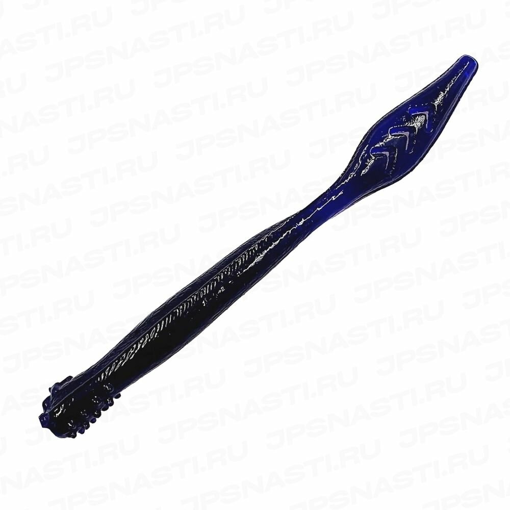 Силиконовые приманки на форель Eleven Lures Bobr 3.1, Deep Purple, сыр / Форелевая приманки бобриный хвост