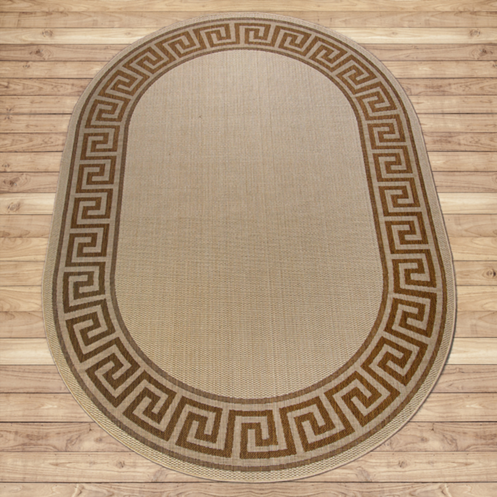Ковер Флурлюкс (Сизаль) дизайн 51007 цвет 50111 Овал 2x2.9м