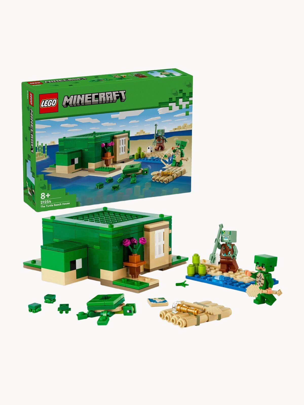 Конструктор LEGO Minecraft 21254 Домик на Черепашьем пляже, 234 дет.