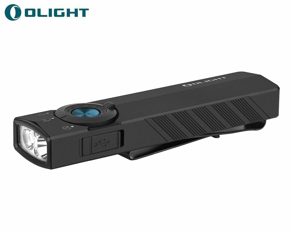 Фонарь Olight ArkPro Lite Matte Black Cool White (ЛЦУ и УФ), Li-po 1350 mAh, 1200 люмен (Комплект)