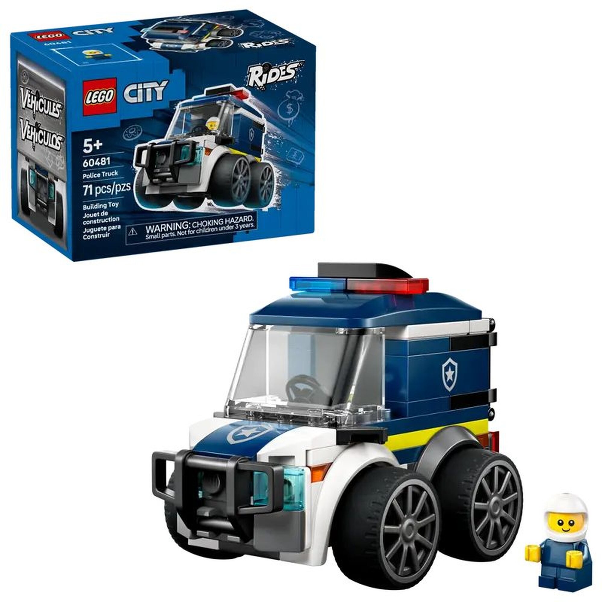 Конструктор LEGO CITY - Полицейский грузовик, 71 эл. - Лего сити 60481
