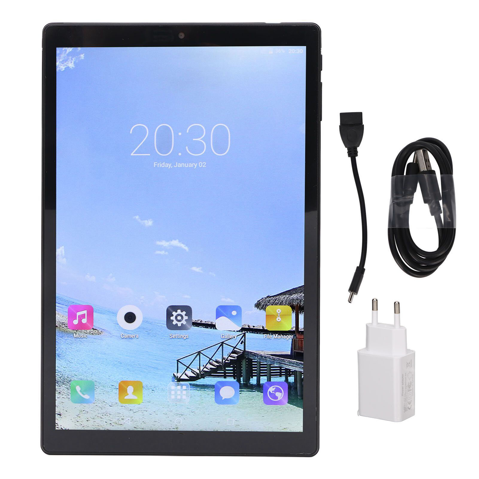 Планшет 10 дюймов, Android 10.0, 2 ГБ ОЗУ, 32 ГБ ПЗУ, фронтальная 2 Мп, основная 5 Мп, WiFi 2.4/5 ГГ