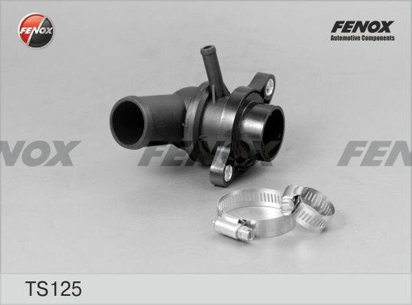 Термостат в корпусе, 87°С FENOX TS125 Chevrolet lachetti, Nubira 1.4, 1.6 05> Daewoo Lanos, Nubira 1.6 97>