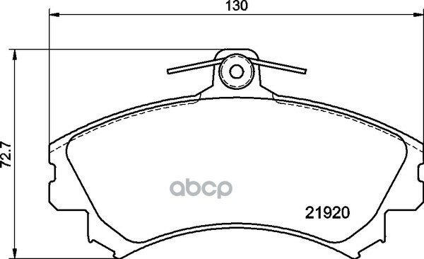 Колодки тормозные передние MITSUBISHI COLT 06- MDB2766-MINTEX/GDB1584 4605A734 MFR97717 P50055 2192003 4544200920 MR977117 GD.