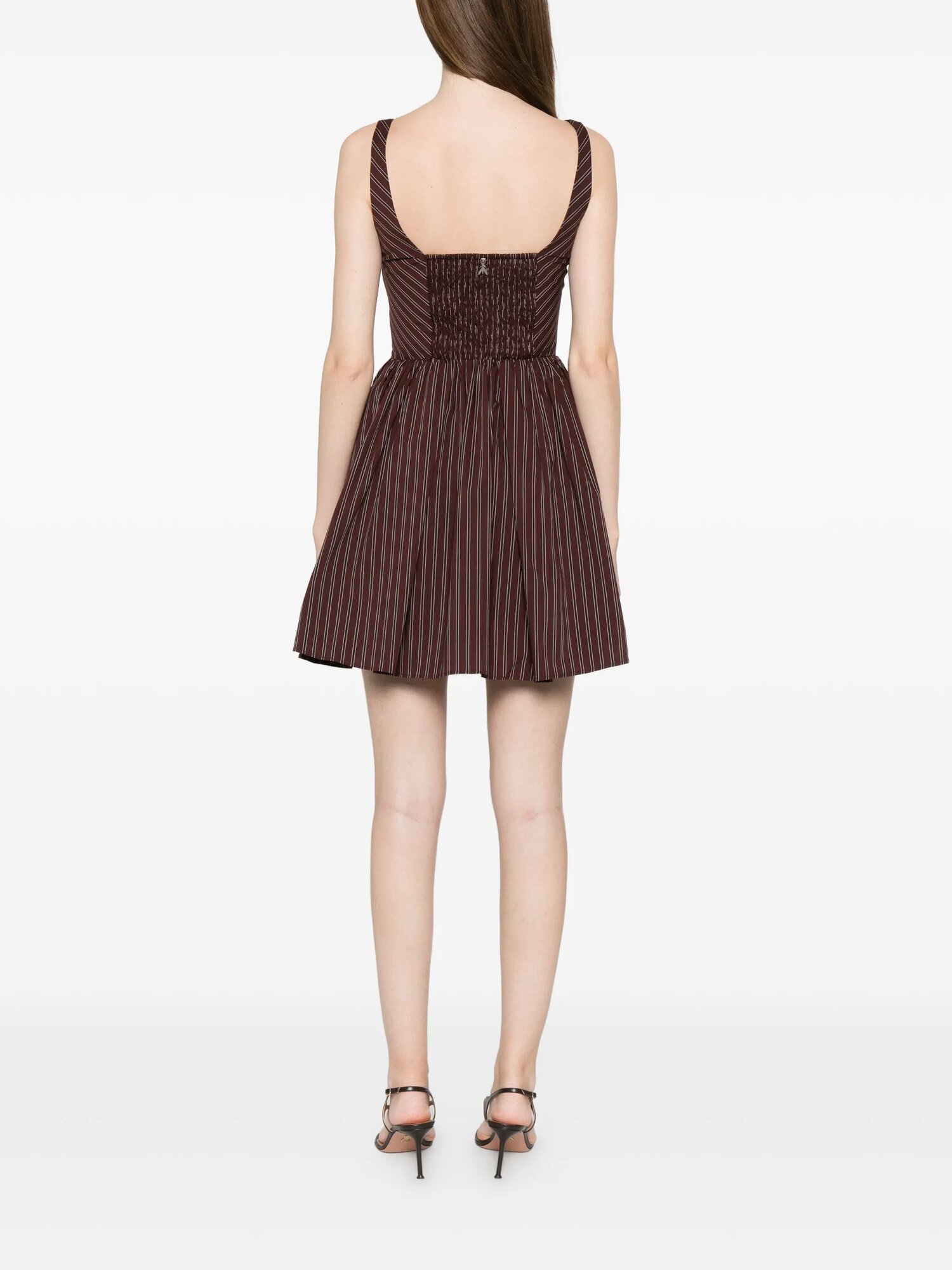 Платье PATRIZIA PEPE Striped mini dress, размер 42 — фото 1