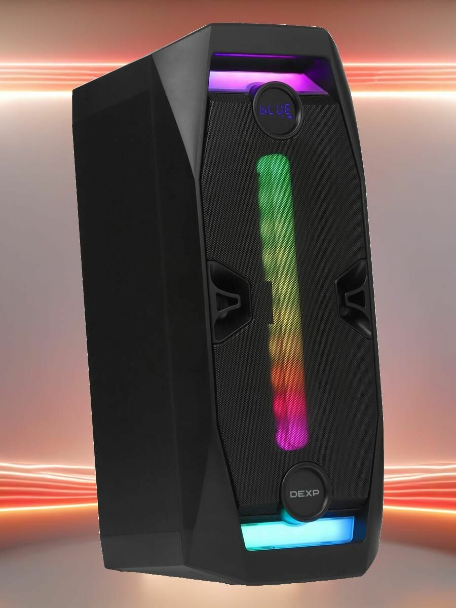 Портативная аудиосистема DEXP Pulsar 2, черный